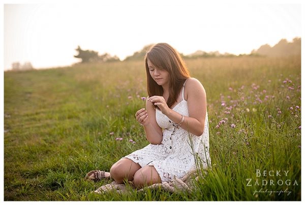 Senior Portraits on Nantucket | Emily | Becky Zadroga Photography